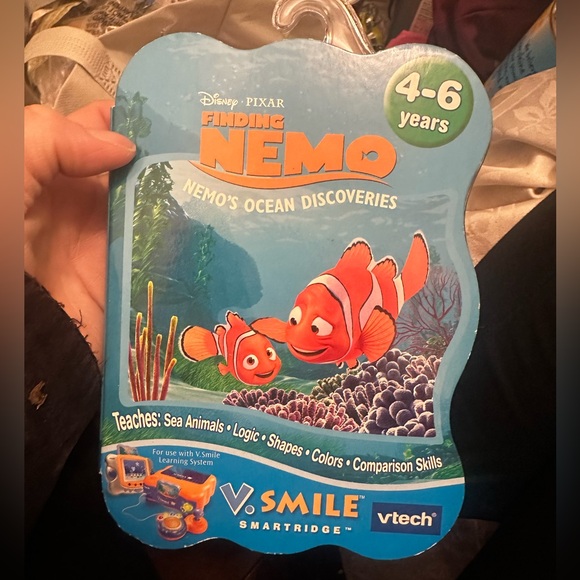 vtech | Toys | Vtech Finding Nemo Nemos Ocean Discoveries Video Game Cartridge | Poshmark
